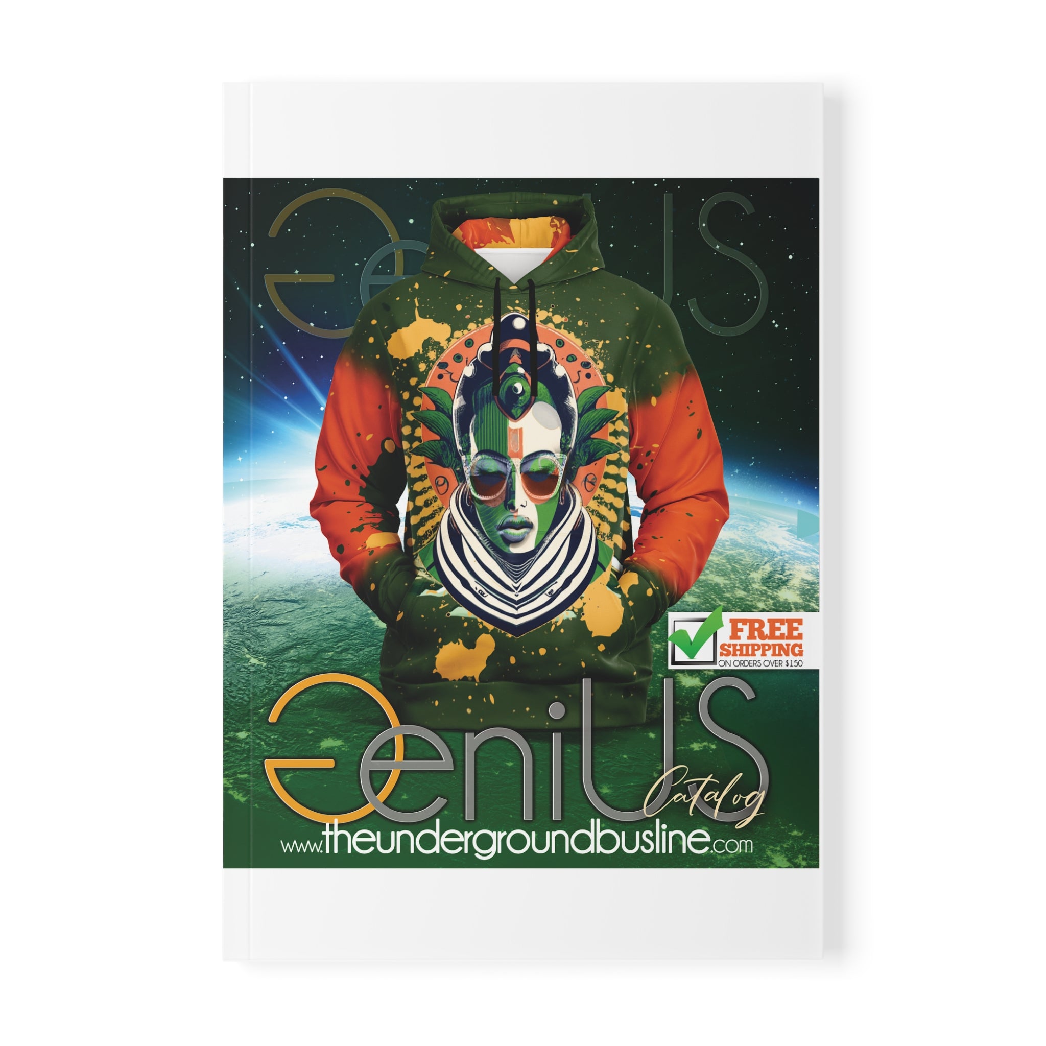 The Underground Bus Line - Lions Fate L$D Hoodie - Blue Trim ...